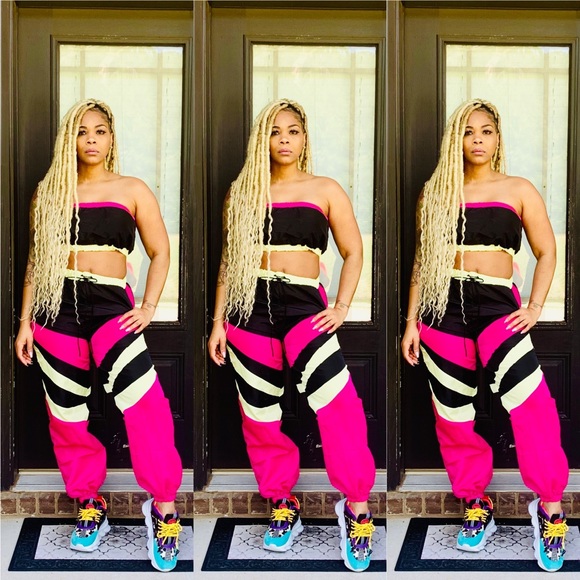 Pants & Jumpsuits | Multi Color Jogger Set | Poshmark